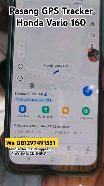 Pasang GPS Tracker Honda Vario 160 Teknisi Terima Panggilan Cirebon Indramayu Majalengka ...