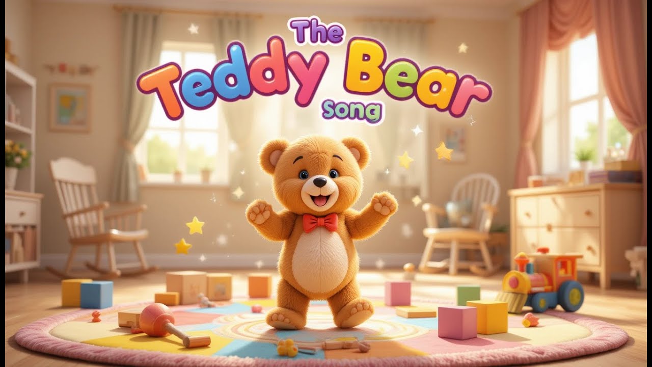 The Teddy Bear Song | Fun Nursery Rhyme For Kids | Kids Song | Panda ...