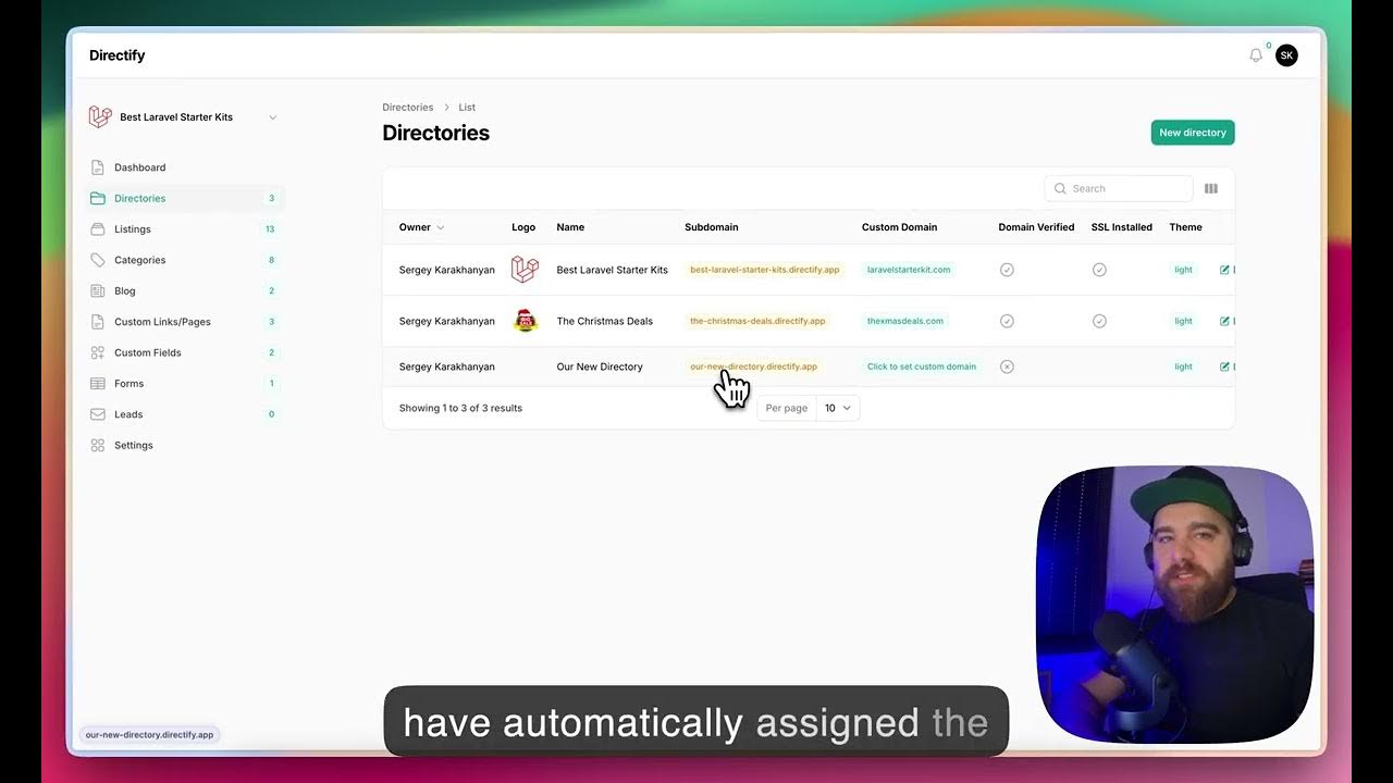 Create a Directory Website with Directify - YouTube