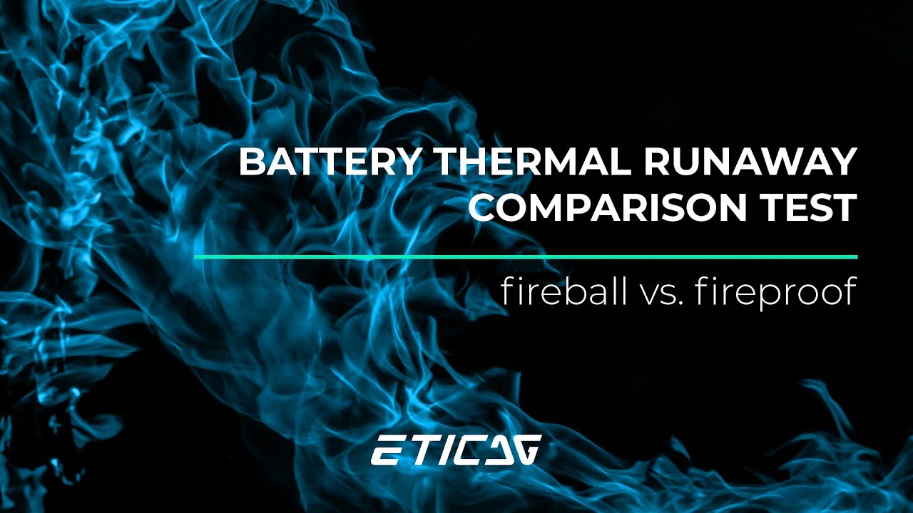 Battery Thermal Runaway Comparison Test: Fireball vs. Fireproof - YouTube