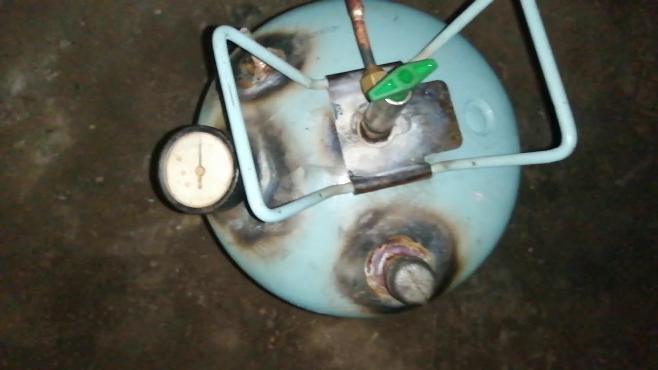 reverbero artesanal a gasoil - YouTube