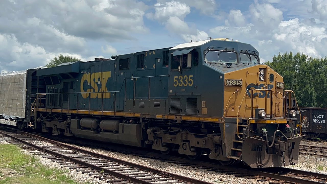 Triple Train Wednesday! || CSXT L833/M606 + NS378 || 7/24/24 || Opelika AL - YouTube