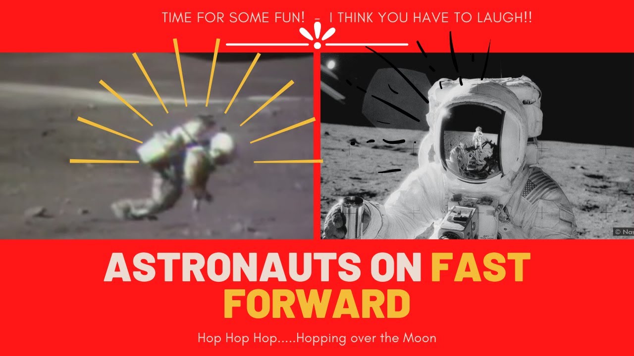 Funny Astronauts Moon