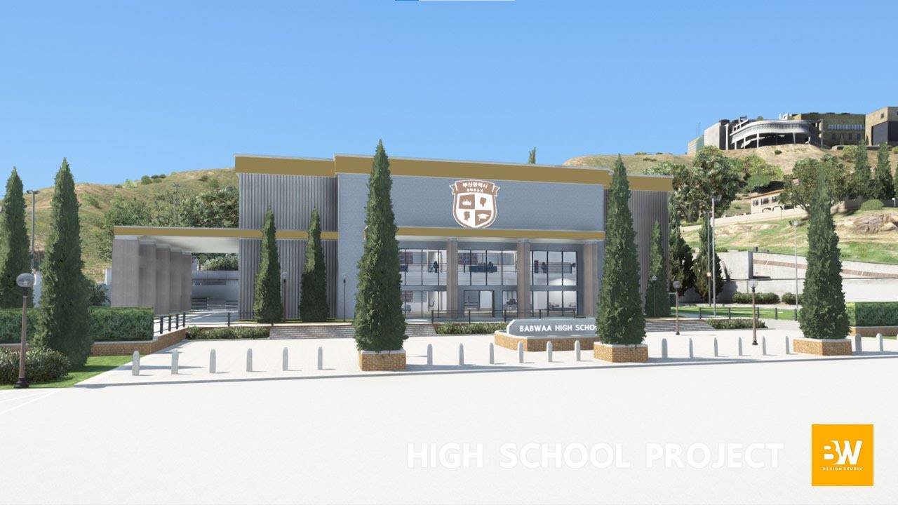 GTA V | FiveM Maps | High School Mlo 2 By SINO BABWAA STUDIO - YouTube