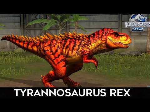 TYRANNOSAURUS REX MAX LEVEL 40 - Jurassic World The Game (EP-137) - YouTube