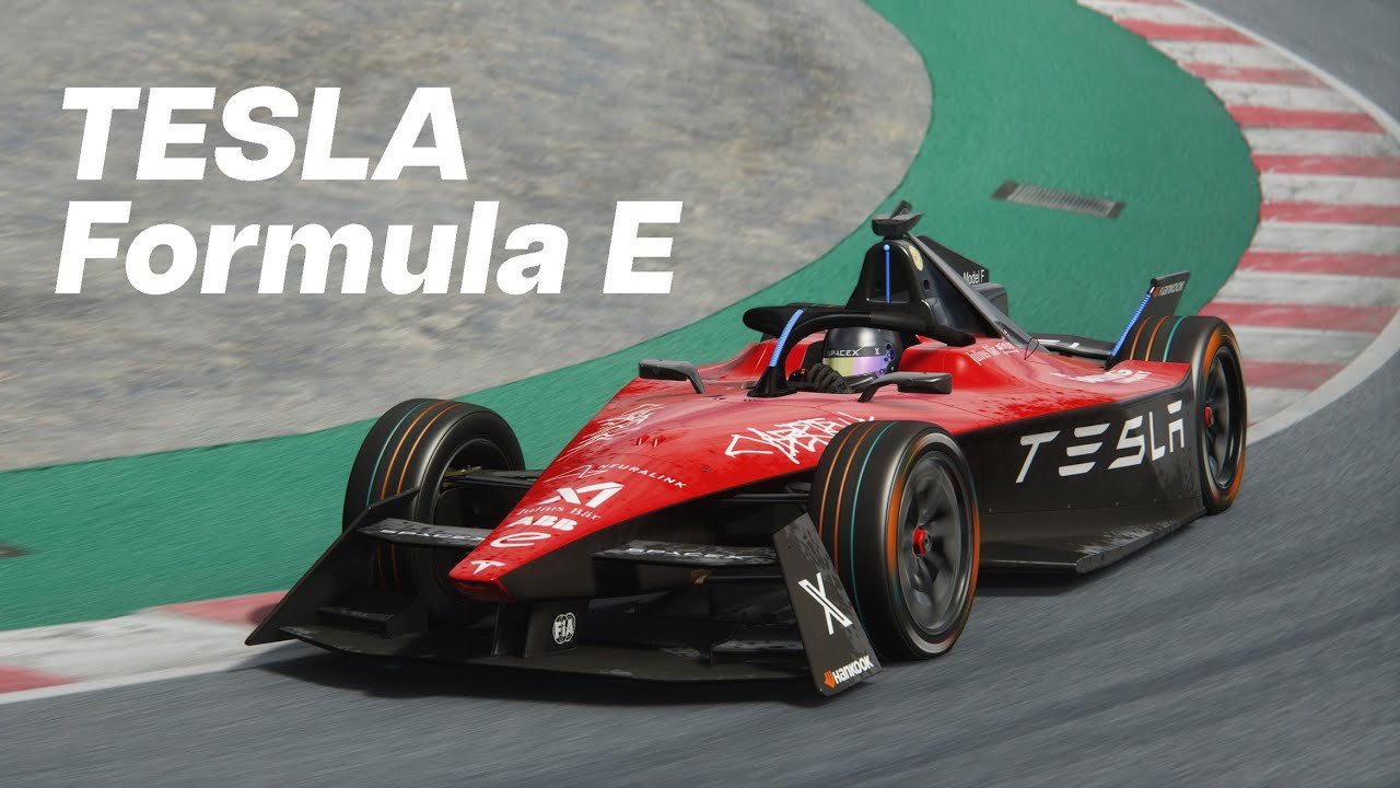 What if Tesla had a Formula E team? - Assetto Corsa, Laguna Seca, Tesla ...