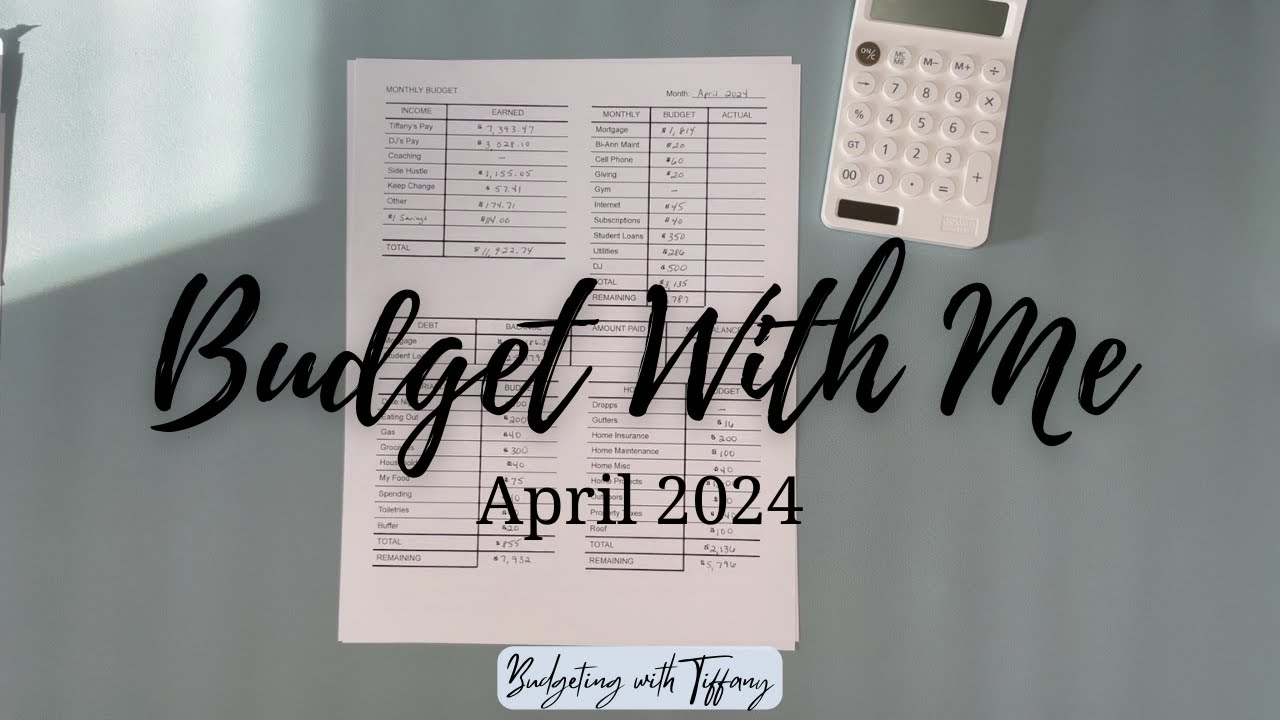 HAPPY MAIL!!! | Budget with Me - April 2024 | Cash Budgeting | Cash ...