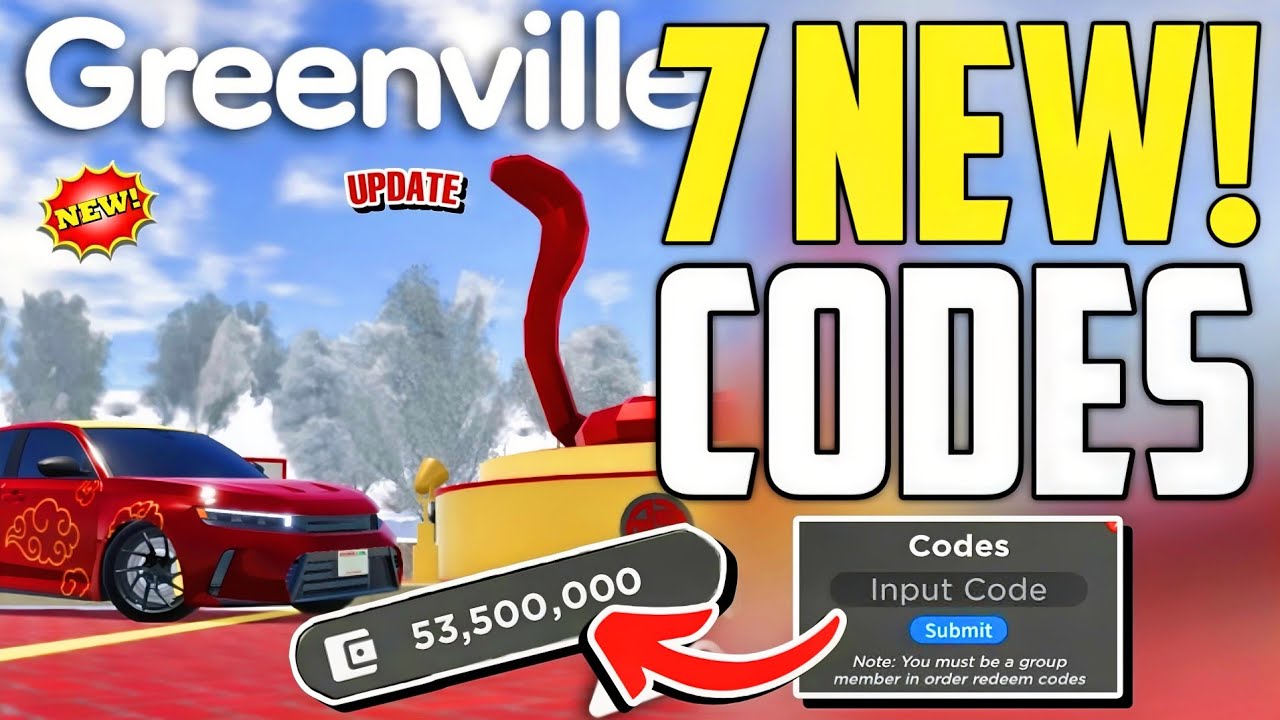 ⚠️UPDATE!⚡CODES⚠️GREENVILLE ROBLOX CODES 2025 - GREENVILLE CODES 2025 ...