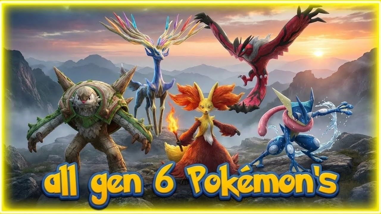 all 72 Kalos Gen 6 Pokémon in the Real World! The Complete Real Life ...