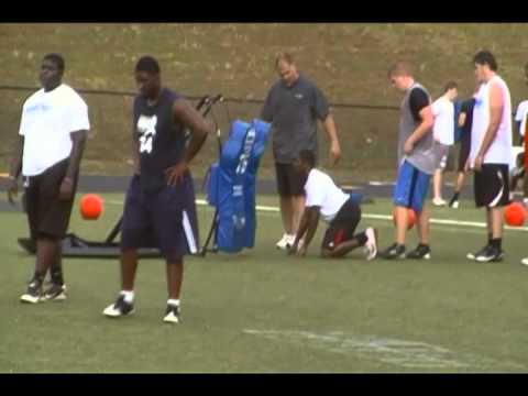 Corey Clay OL Drills - YouTube