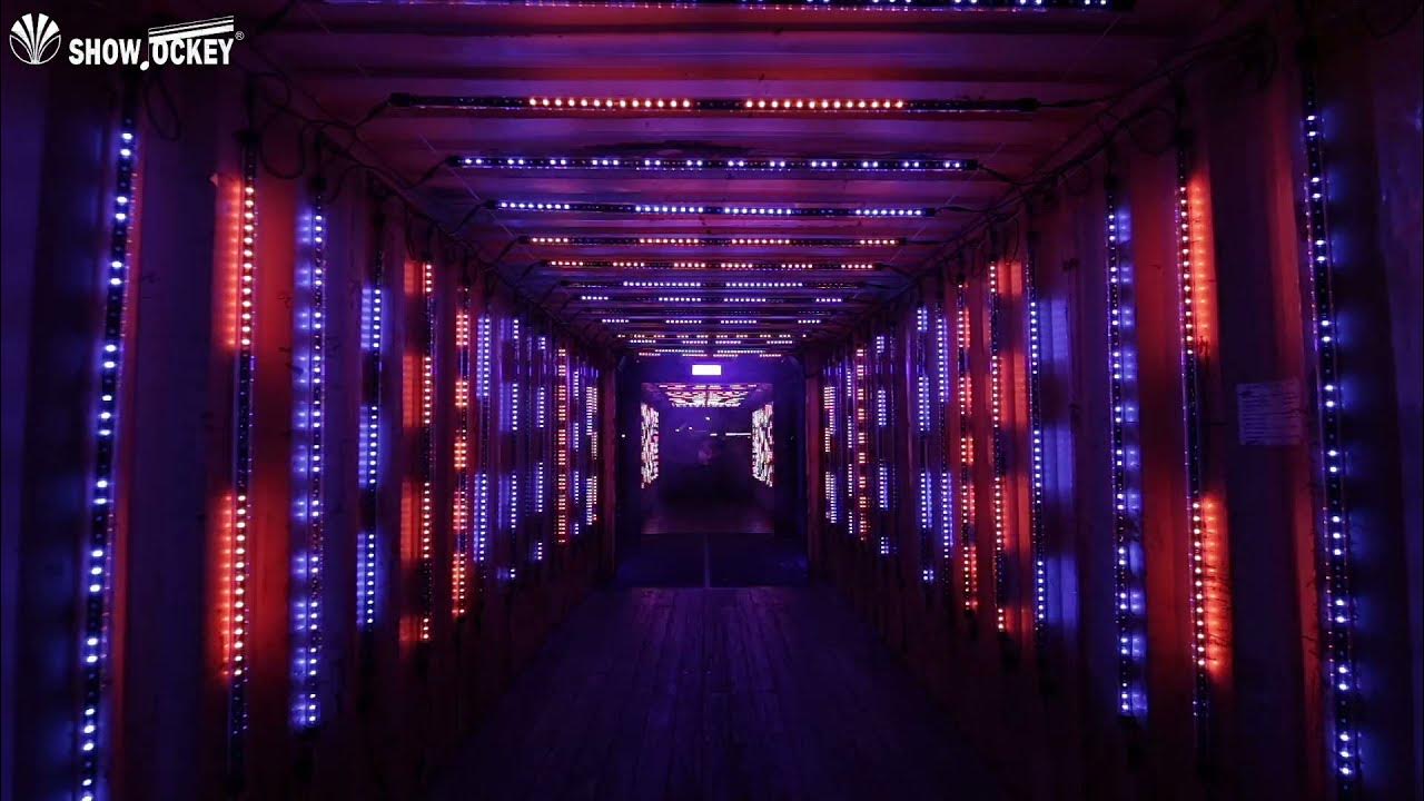 Audiovisual DMX LED pixel Meteor tubes led mapping support MadMapper，madrix and Arena Resolume ...