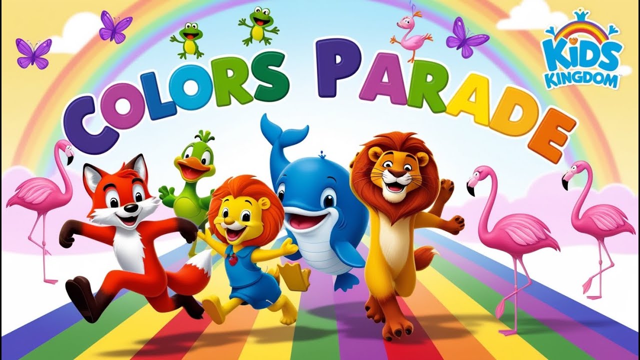 Colors Song Parade | Fun Animal Song for Kids | Animal parade | Kids ...