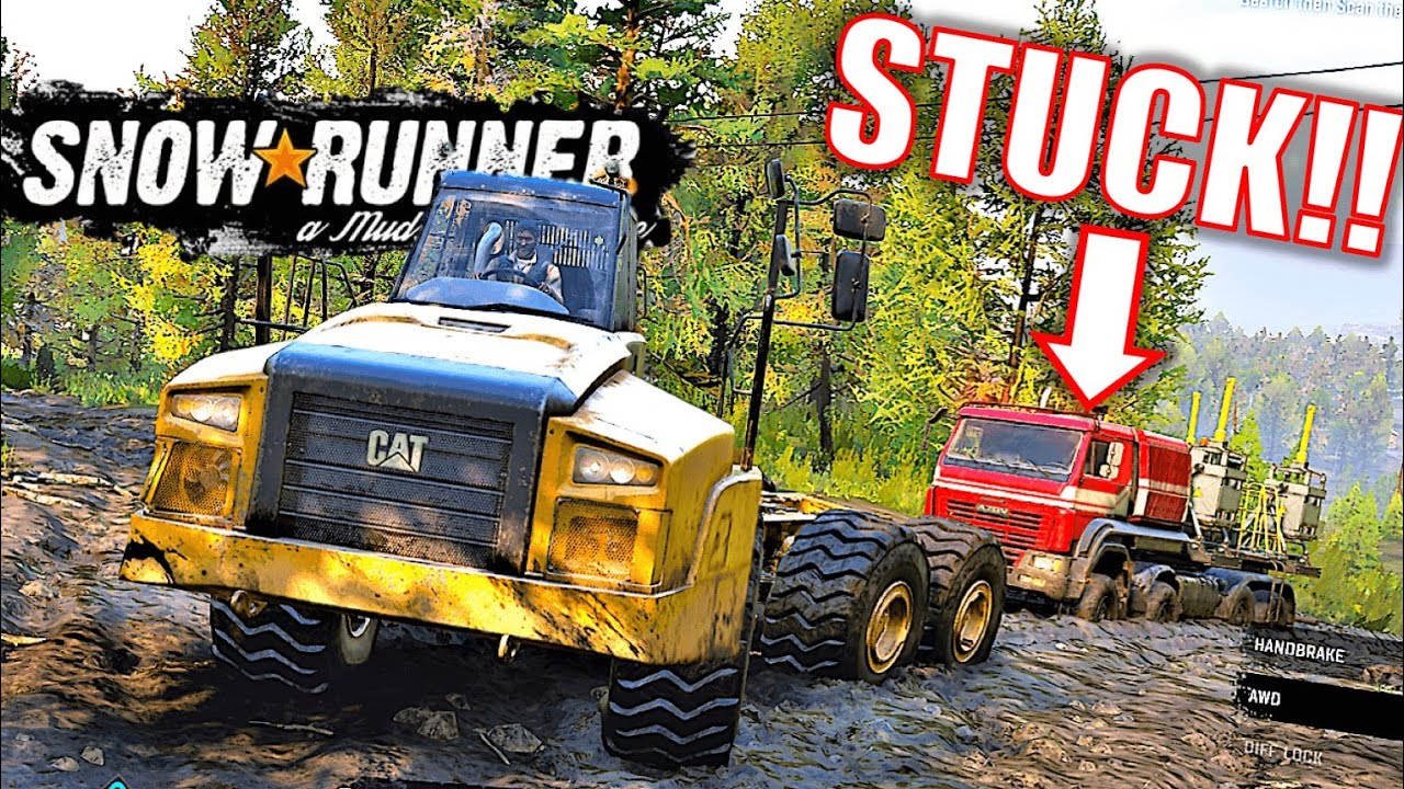 Best Recovery vehicle? CAT 745c Truck | Snowrunner Gameplay PC - YouTube