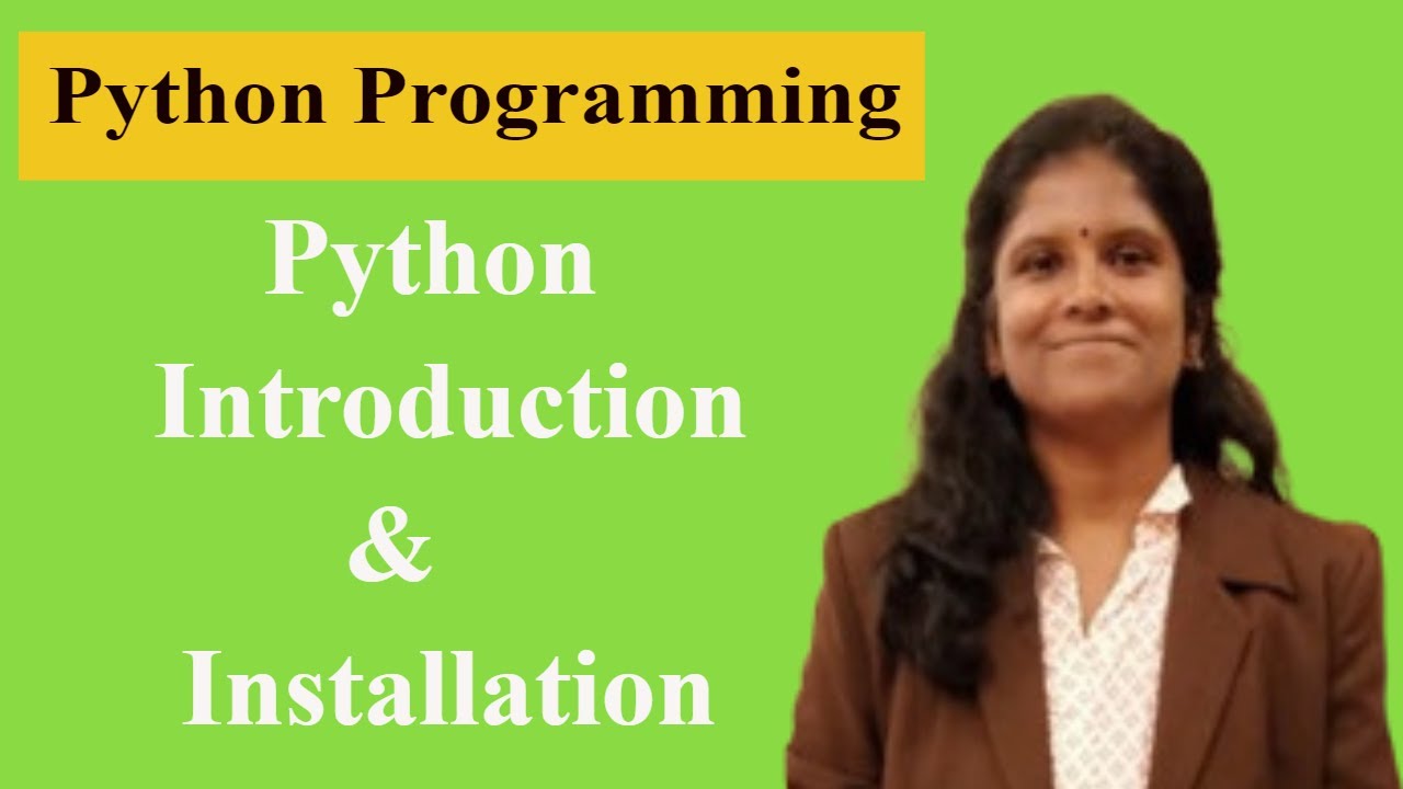 Python Programming 1 Python Introduction Python 3 Installation