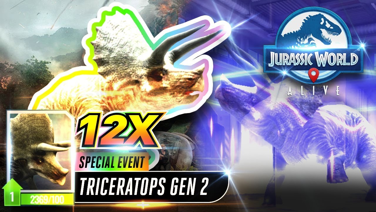 【Jurassic World Alive 侏羅紀世界Alive】Special Events Featured Dinosaur ...