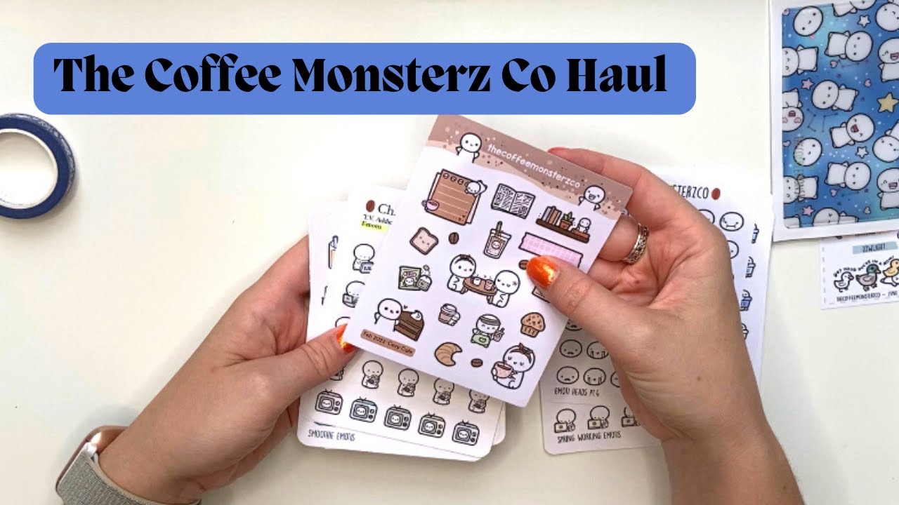 THE COFFEE MONSTERZ CO STATIONERY HAUL - YouTube