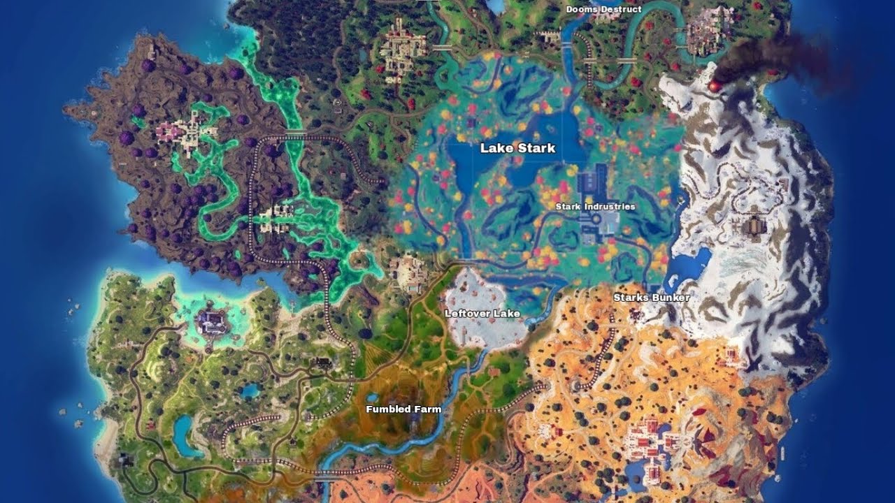 Chapter 5 season 4 / After the first mini event (MAP CONCEPT) # ...