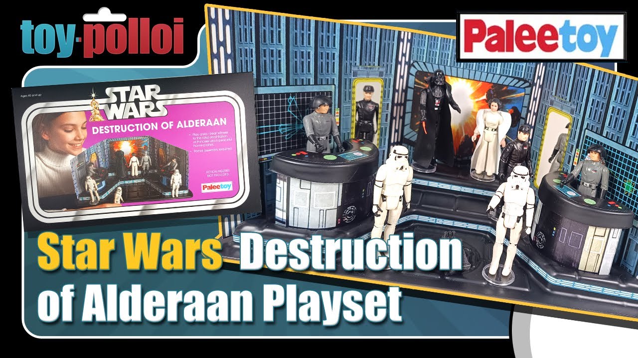 All New Palitoy Inspired Star Wars Playset - Destruction of Alderaan ...