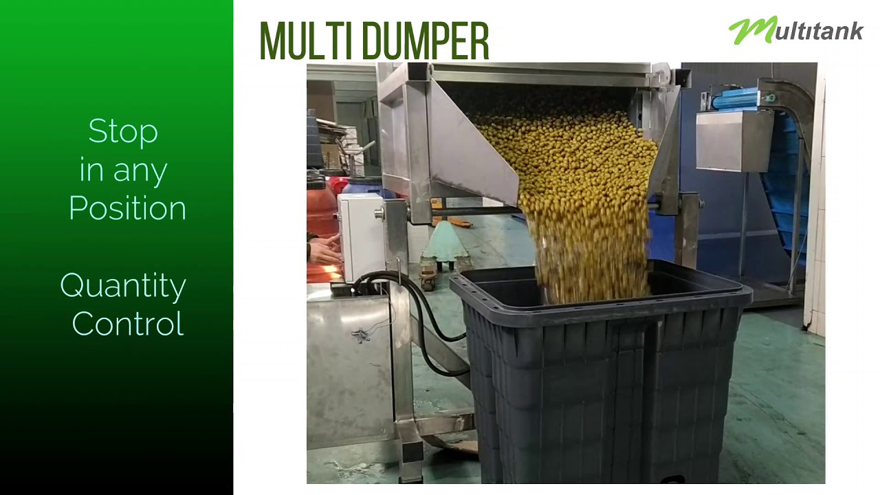 V-005 Emptying Multitank & Drums using Multi Dumper - YouTube
