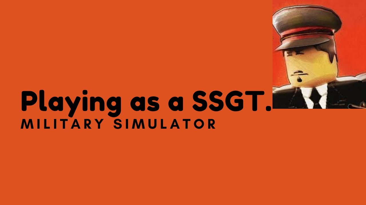 Roblox - Patrolling As A Staff Sergeant | Military Simulator - YouTube