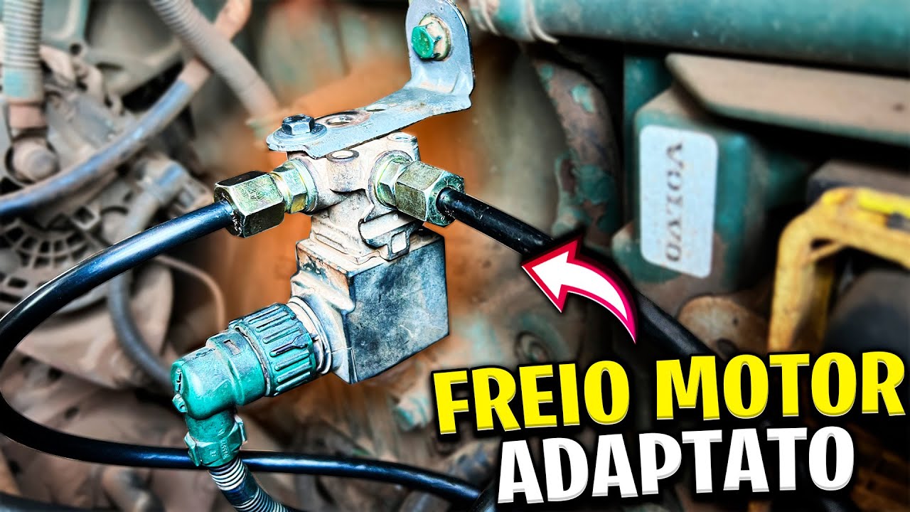 COMO ADAPTAR O FREIO MOTOR DO VOLVO !!! - YouTube