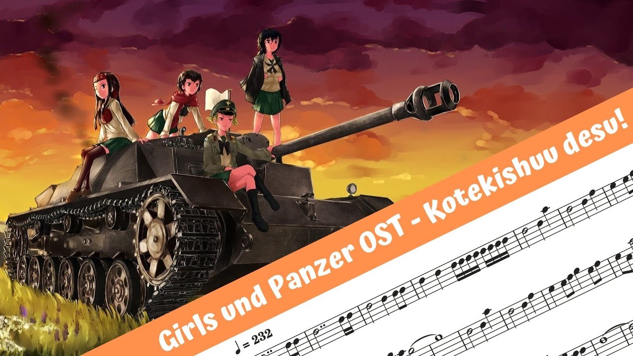 Girls und Panzer OST - Kotekishuu desu! (Flute) - YouTube
