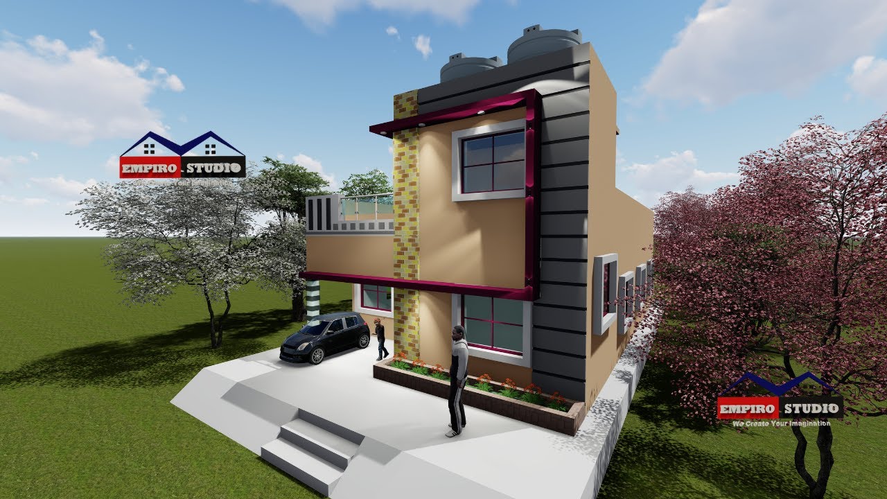 a best 3d elevation home video, simplex house design with elevation by ...