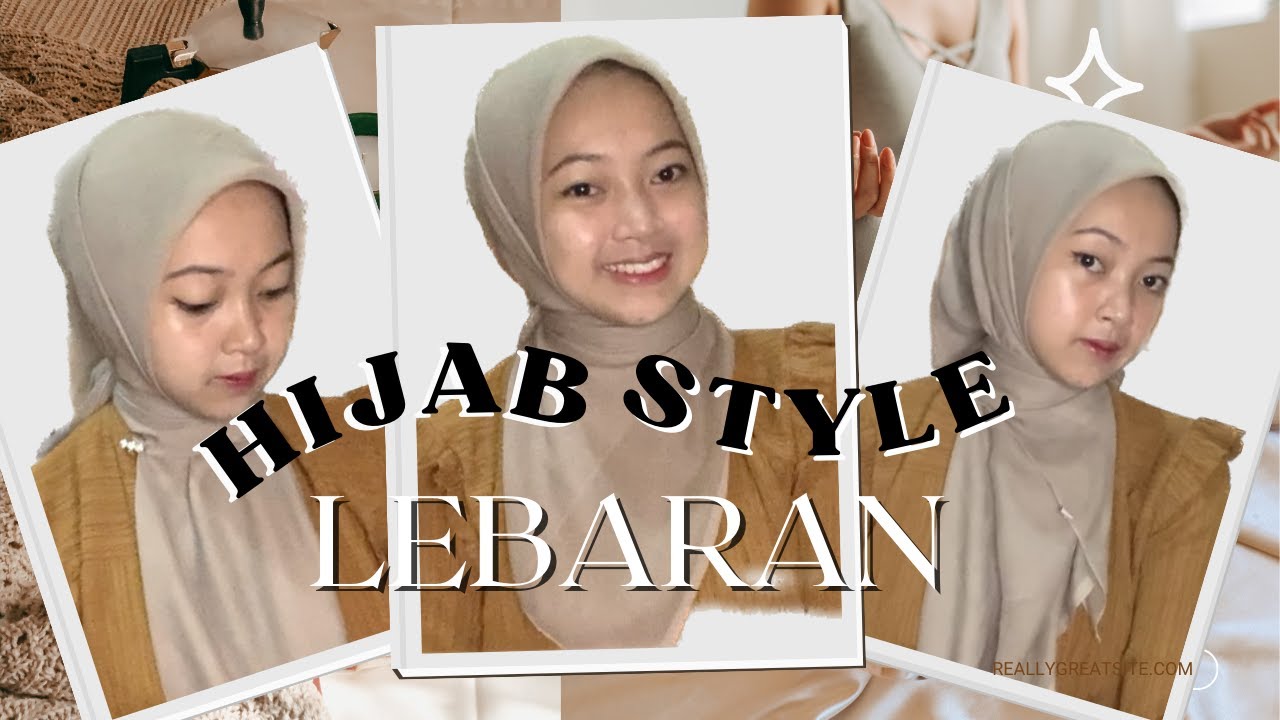 TUTORIAL HIJAB SEGIEMPAT RAPI UNTUK LEBARAN | kenapa bisa rapi banget ...