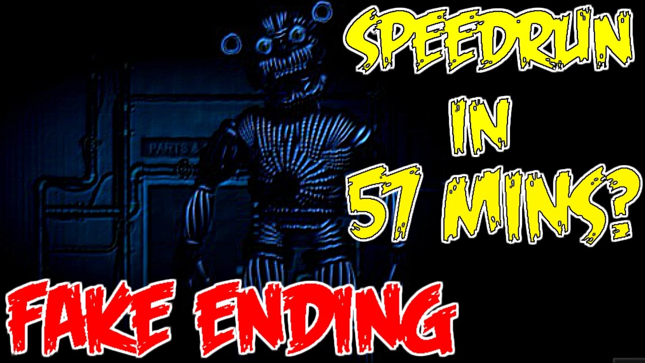 Fake Ending Speedrun in 57 mins!!! Five Nights at Freddy's - Sister ...