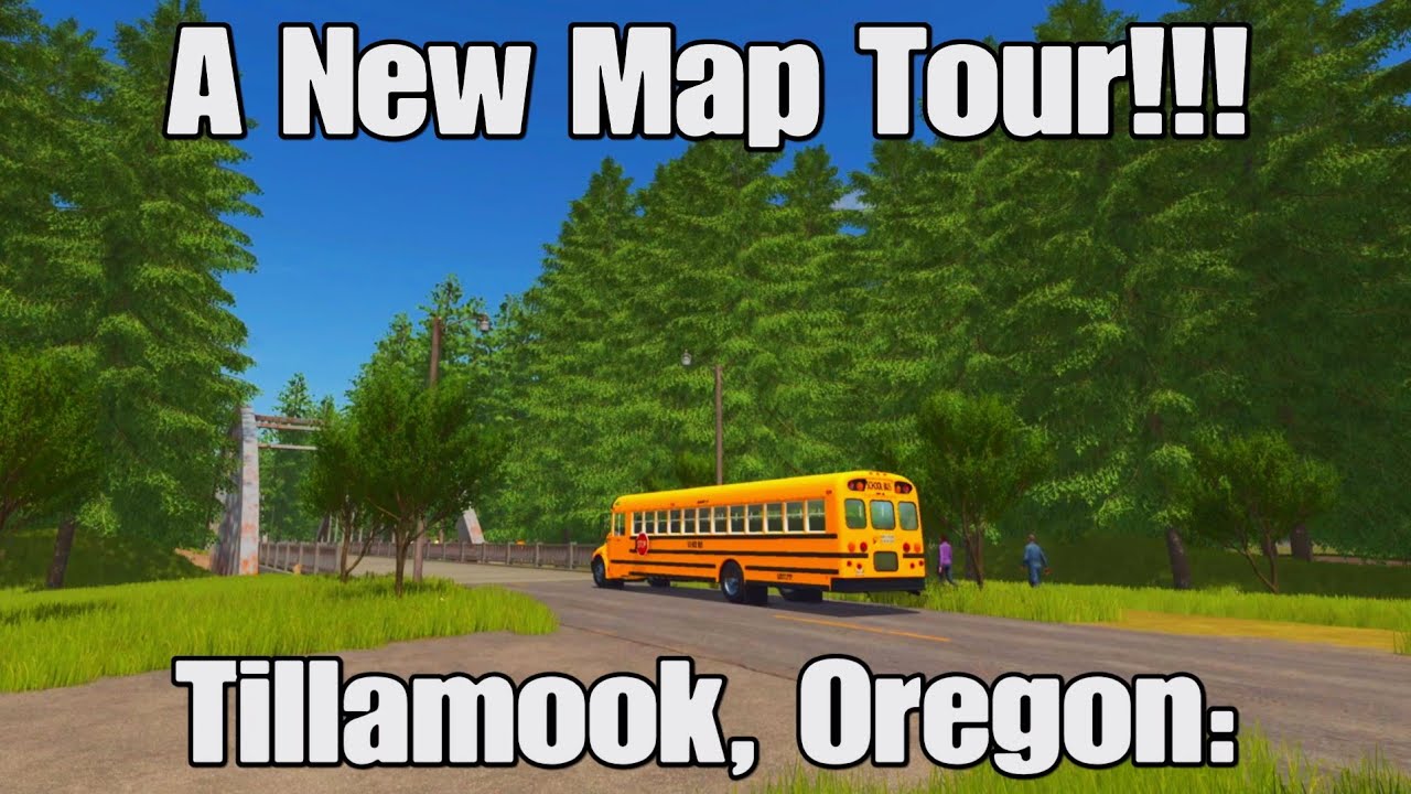 Tillamook, Oregon: A New Map Tour!!! Forestry & Farming + All Animals ...