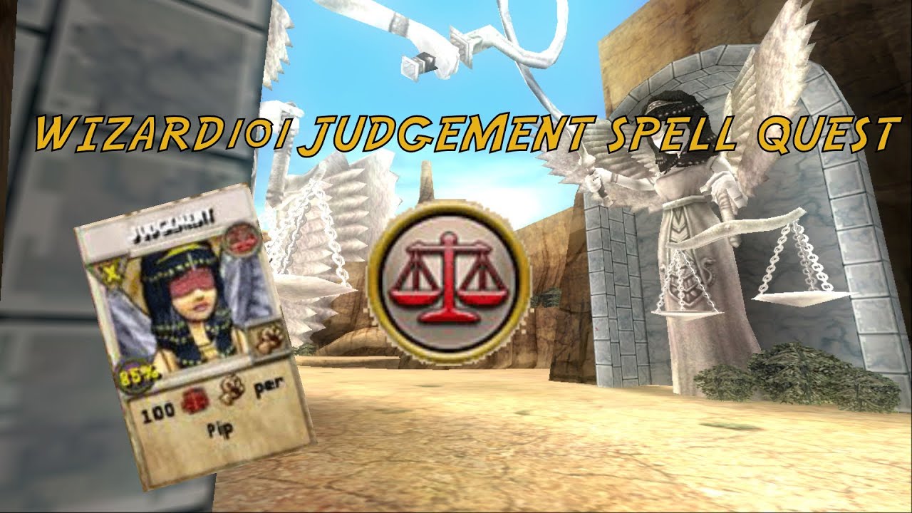 Wizard101- Judgement Level 28 Balance Quest - YouTube