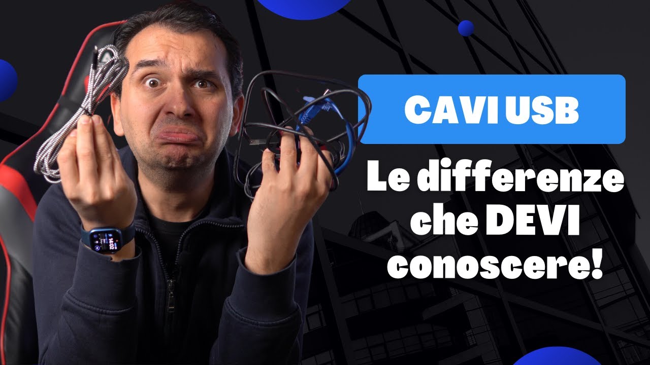 Cavi USB e USB C sono tutti uguali?? - Ecco le differenze che DEVI CONOSCERE ASSOLUTAMENTE ...