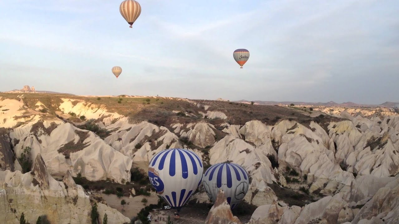 Baloon ride in Cappadocia Turkey - YouTube