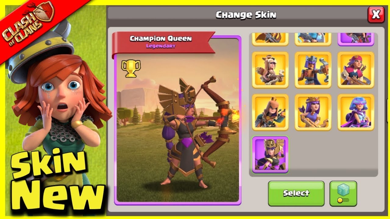 New Champion Queen Skin Clash of Clans | Sneak Peek Clash of clans ...