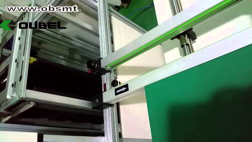 PCB magazine loader unloader - YouTube