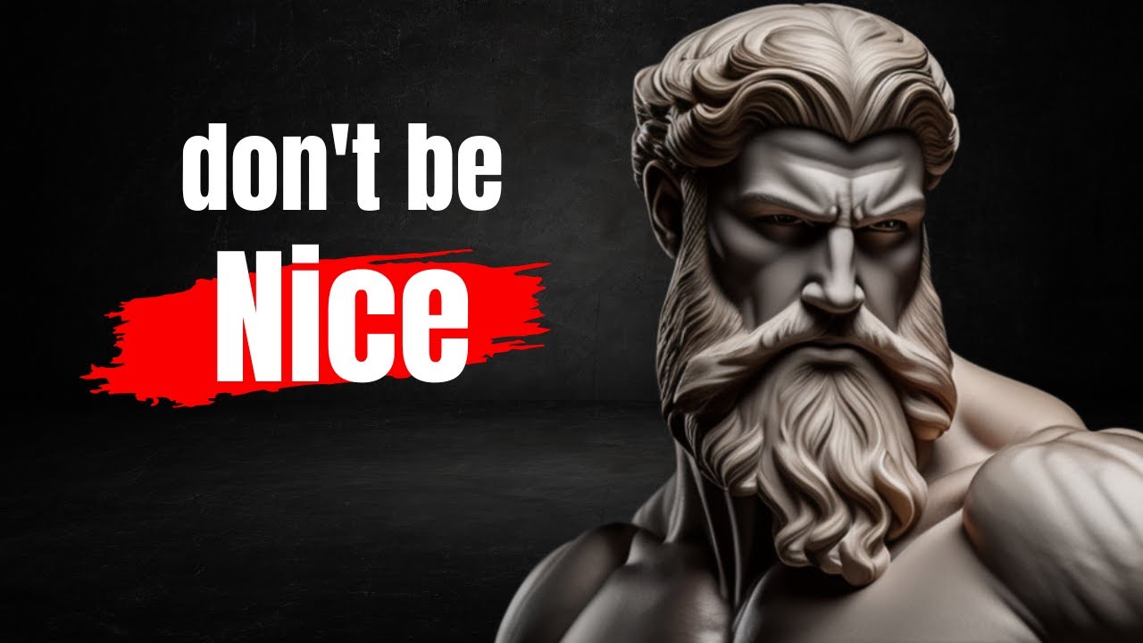 Being a good guy is affecting your life (stoicism) - YouTube