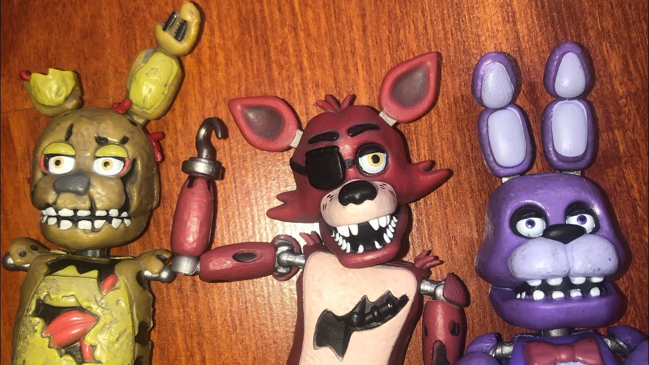 Unboxing y review de Foxy fnaf 1 funko action figure - YouTube