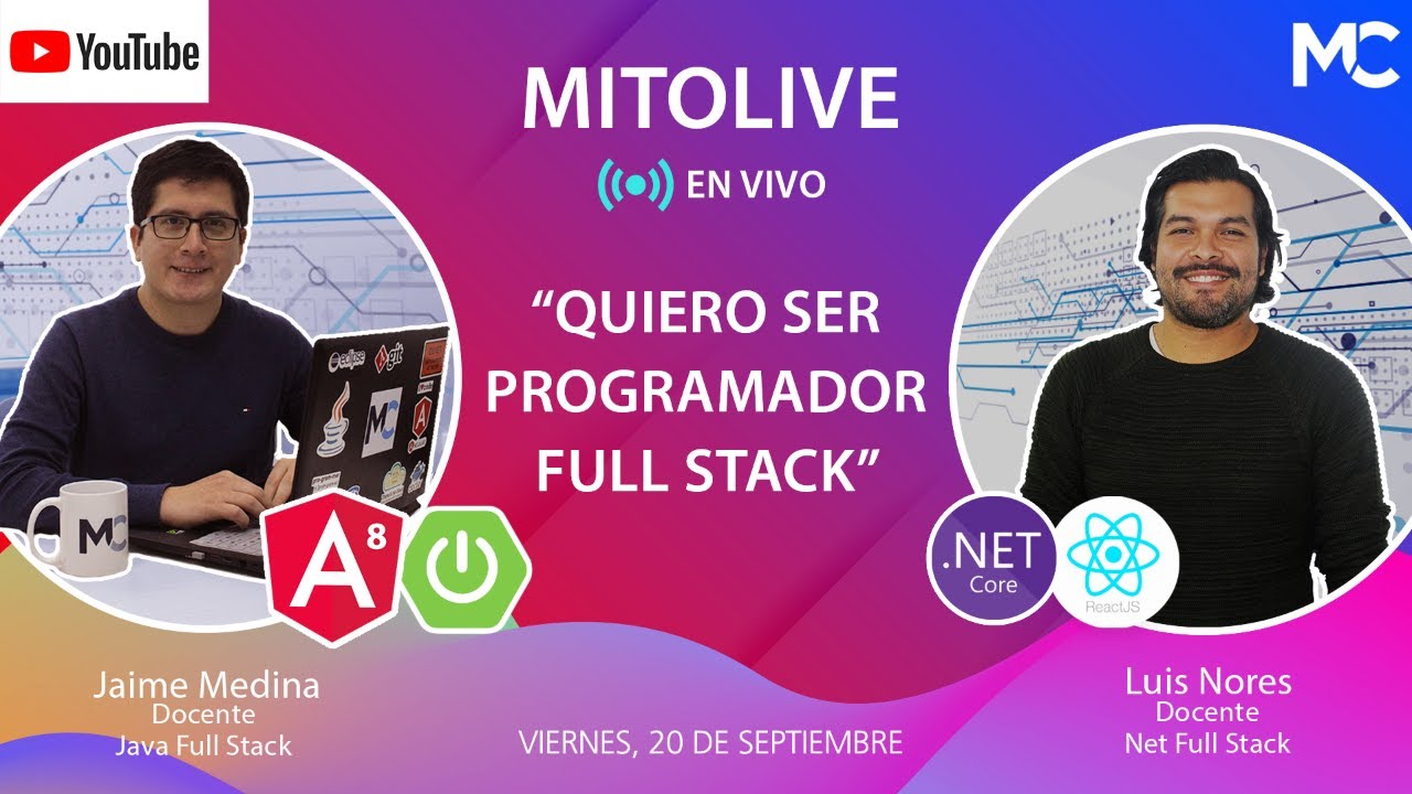 Quiero ser programador Full Stack - YouTube