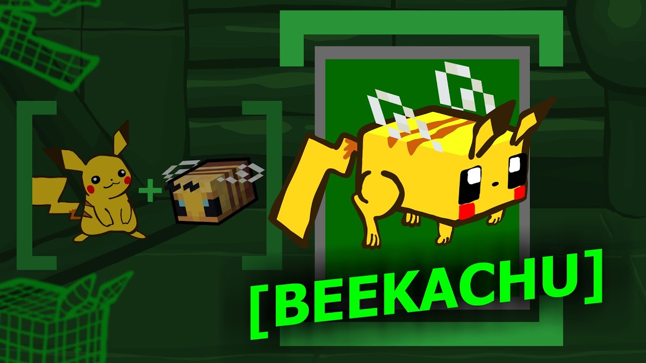 Let's Mix Pikachu & Minecraft Bee | Character Fusion Animation EP.7 ...