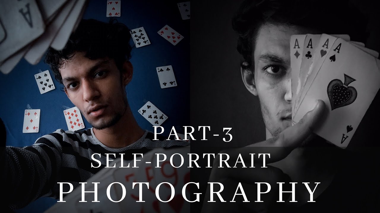 #3 creative self-portrait ideas at home || PRASHANT - YouTube
