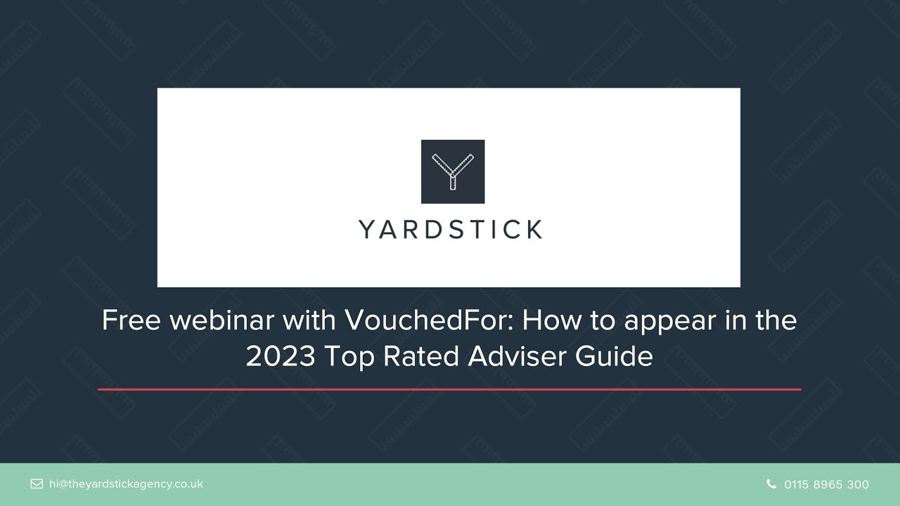 Free webinar with VouchedFor: How to appear in the 2023 Top Rated ...