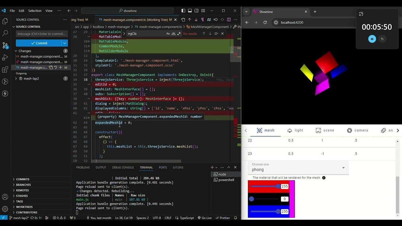 Video 53 - Mesh Manager - material tables (expandable row) editor. - YouTube