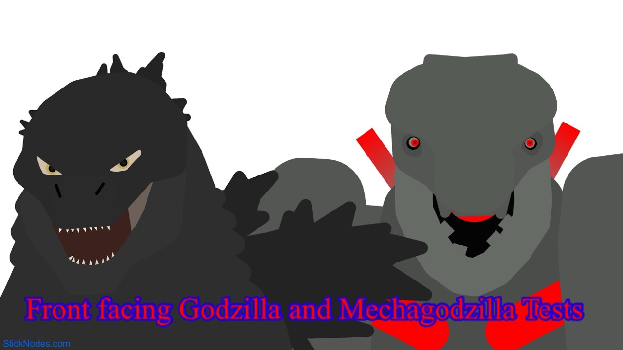 Front Facing Godzilla and Mechagodzilla tests - YouTube