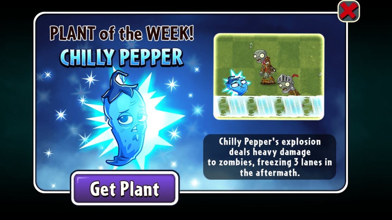 plants vs Zombies 2 chilly paper event the plants of the week gameplay ...