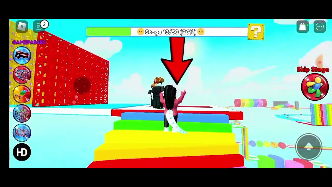 playing ultimate mega obby - YouTube