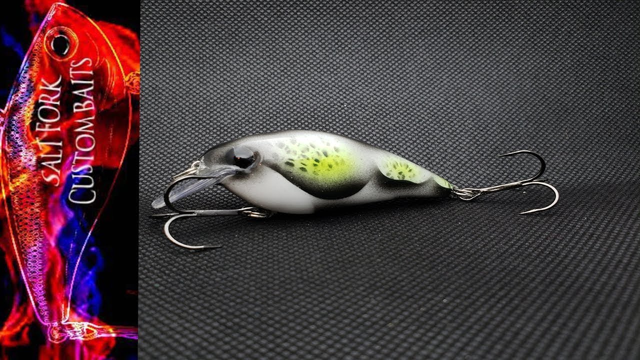 How To Custom Paint A Crankbait - Dragon Craw - YouTube