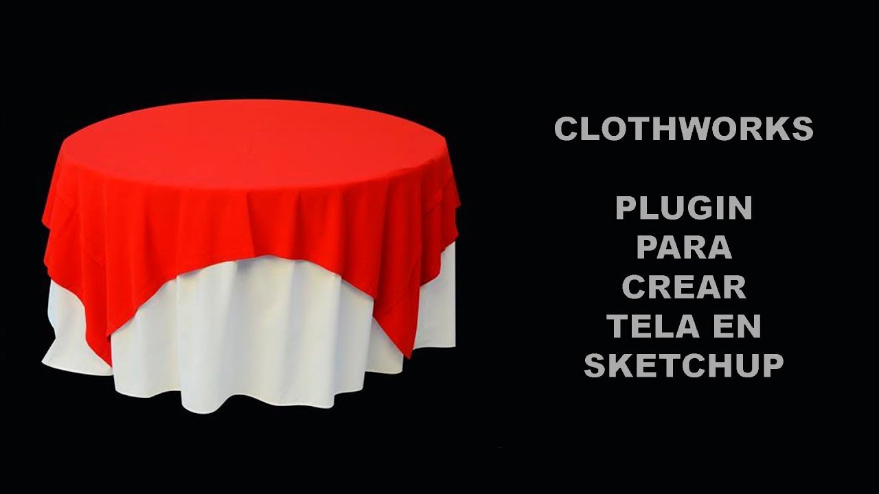 Clothworks - Plugin para simular tela en Sketchup - YouTube