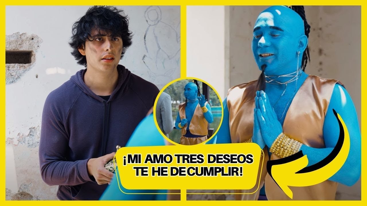 Se le apareció el genio de la lampara a este joven l4dro, y le cumplió ...