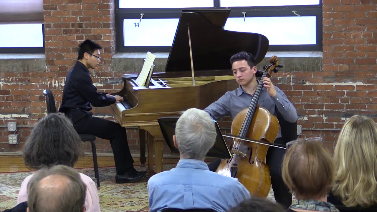 Beethoven Cello Sonata No. 4 - 2017 10 21 Julian Shively (17) & Harris ...
