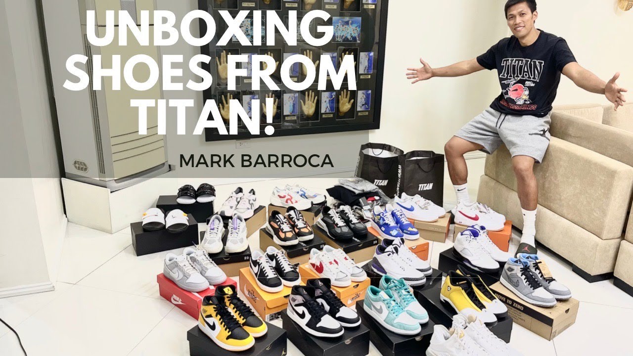 UNBOXING SHOES FROM TITAN! | MARK BARROCA - YouTube